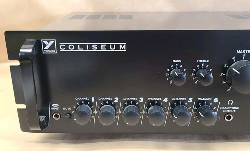 Yorkville Sound Coliseum CA1 70V Installation Amplifier w/ Power Cable ...