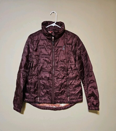 Gerry Quilted Down Puffer Jacket Packable 650 Fill Power Burgundy Women ...