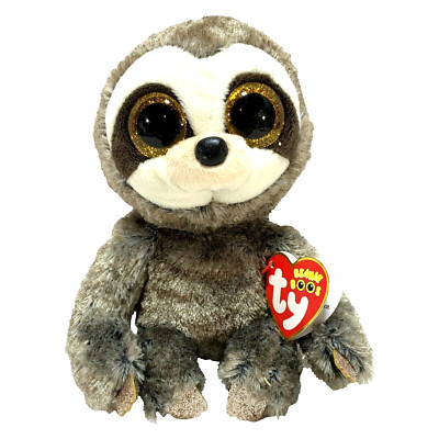 TY Beanie Boos Sloth Plush Stuffed Animal 6" Dangler with Heart Tags | eBay