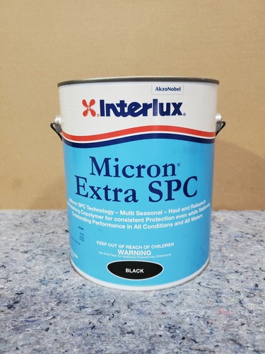 Interlux Micron Extra SPC Antifouling Paint Black YBC452 1 Gallon ...