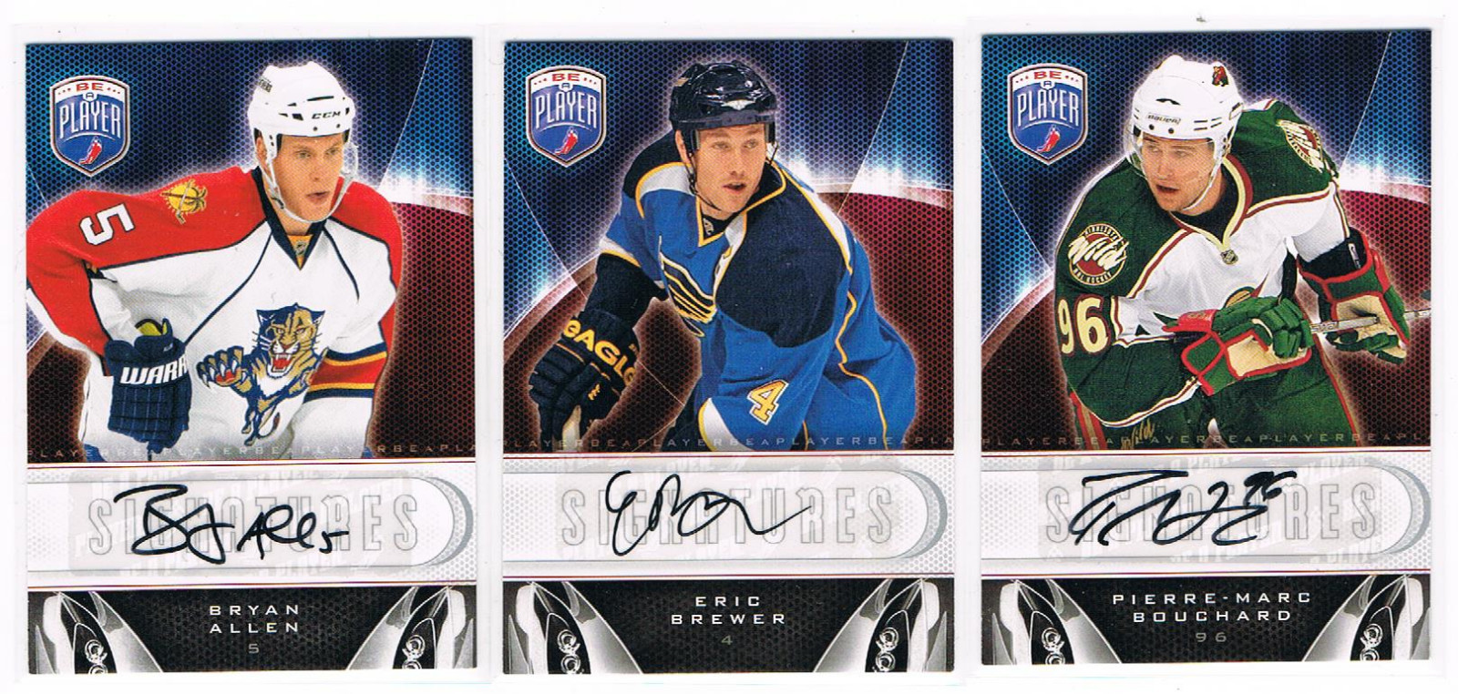 2009-10 Upper Deck Be a Player - Signatures Eric Brewer #S-EB (AU) for ...