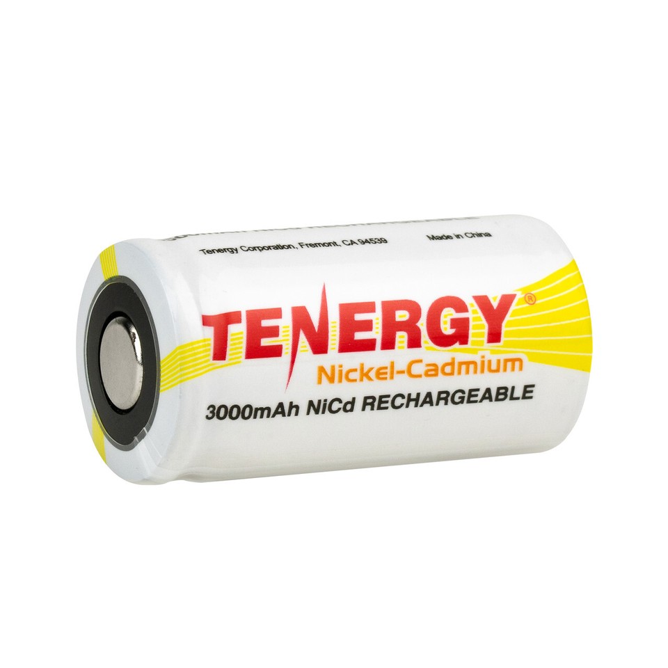 Tenergy 2/3A 4/5A AA C D NiCD 1.2V Battery Sizes Cells With or Without ...