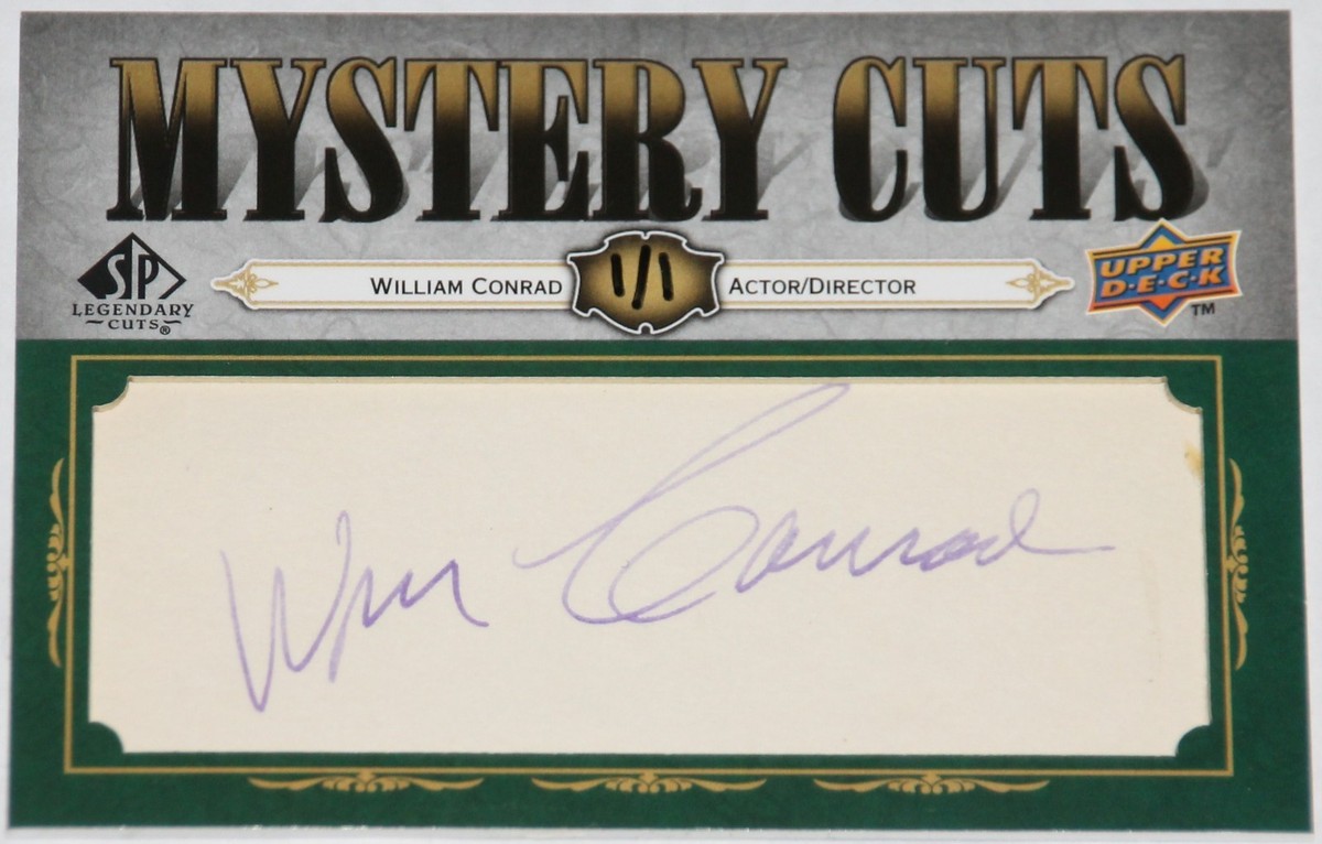 William Conrad Autograph