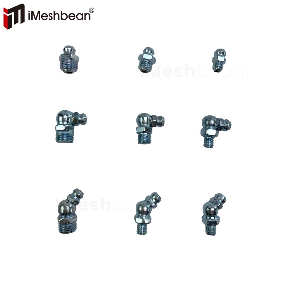 220pcs Metric & SAE Hydraulic Lubrication Grease Zerk Fittings ...