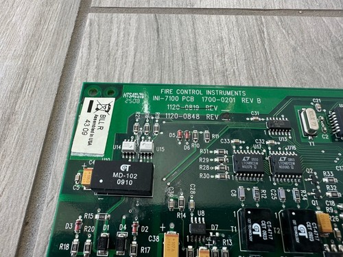 FCI GAMEWELL INI-7100 MODULE 1120-0848 Fire Alarm 1700-0201 REV B FREE ...