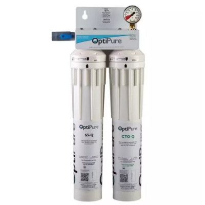 OptiPure - 160-52051 - QT-1+ Dual Housing Water Treatment System w ...