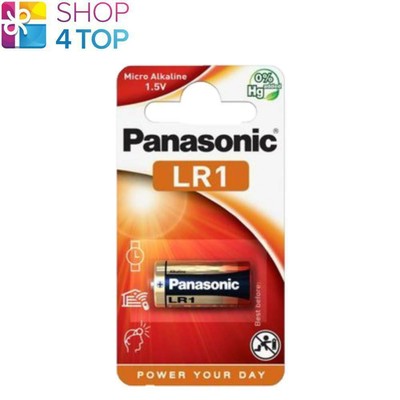 Batteries Alkalines PANASONIC CELL POWER LR1 LR01 KN AM5 4001 EXP 2025 ...