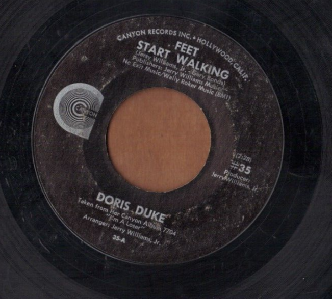 DORIS DUKE - Feet Start Walking + How Was I To Know - CANYON 70s soul ...