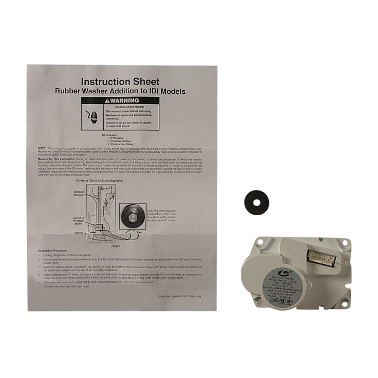 Genuine Whirlpool W10822606 Refrigerator Motor-Icemaker Auger W10271506 ...