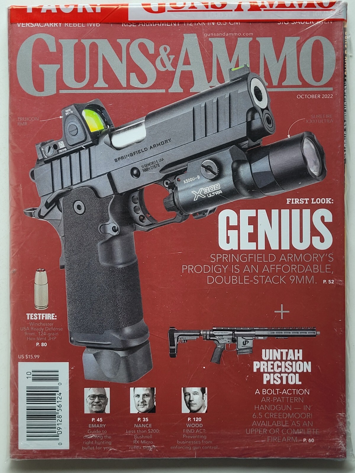 Lot of 2 October 2022 GUNS & AMMO /PRECISION RIFLE SHOOTER Magazine ...