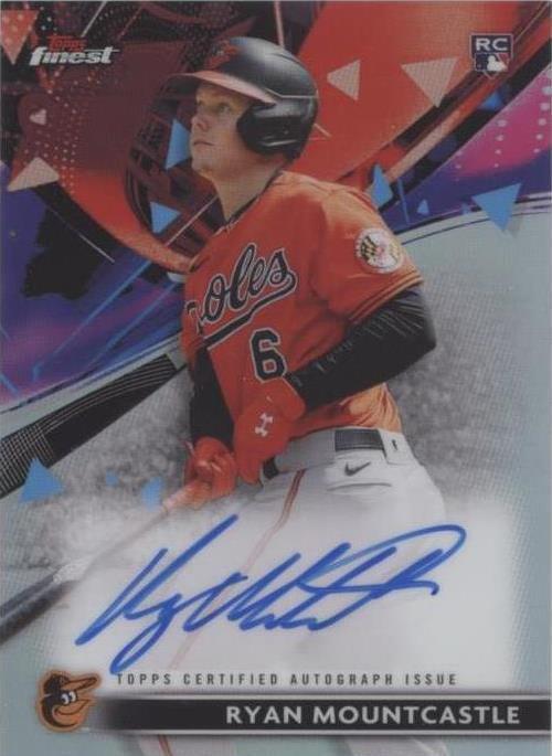 2021 Topps Finest - Finest Autographs Ryan Mountcastle #FA-RM (AU, RC ...