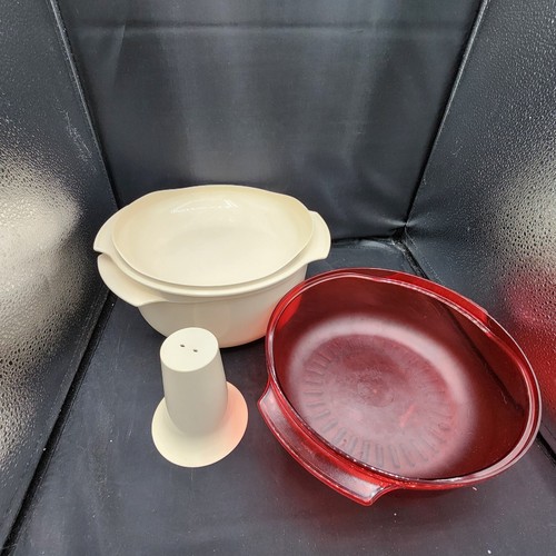 Tupperware Microwave Stacker Cooker Steamer 7 Pieces Beige + 1 ...