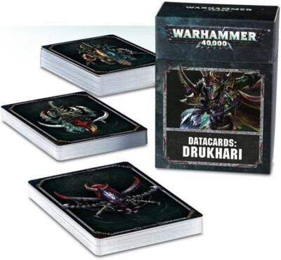 40k Datacards: Drukhari 8th Edition - Warhammer 40k Dark Eldar Data ...