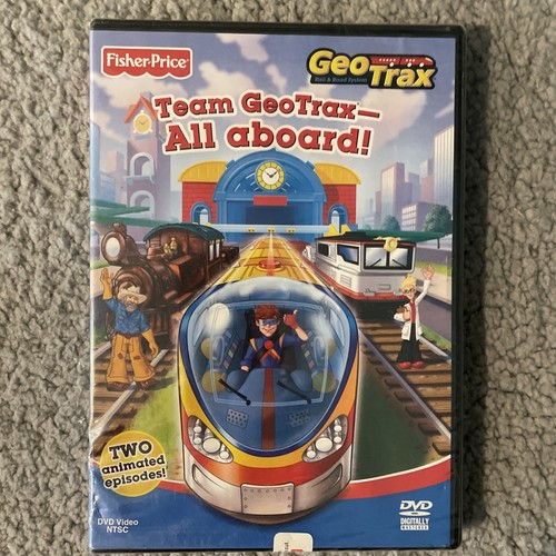 Team GeoTrax: All Aboard (DVD, 2007) Fisher Price Two Animated Episodes ...
