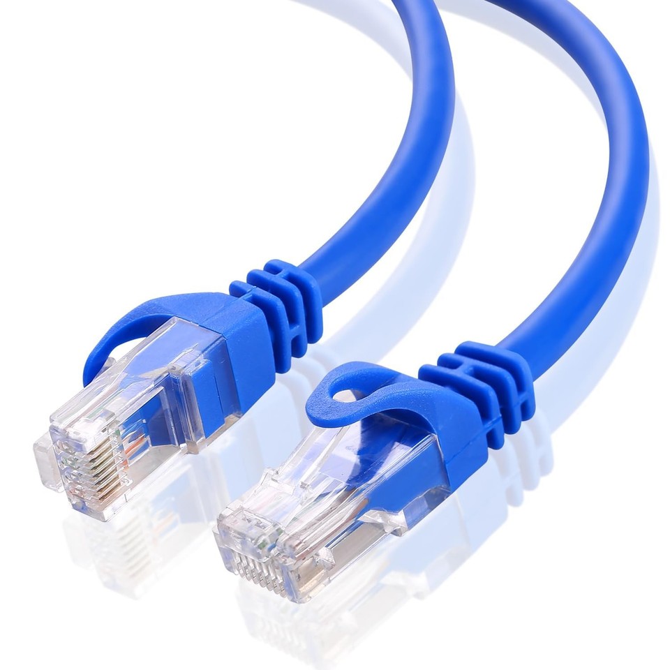 CAT 6 Ethernet Cable 100 FT, Indoor High-Speed 10Gbps Snagless Long ...