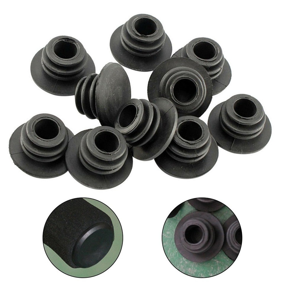 10pc Handlebar End Cap Set for 22mm Bicycle Grips Lightweight Rubber ...