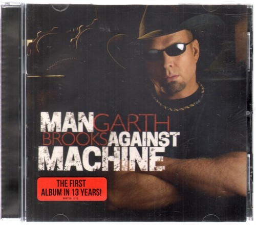 Garth Brooks Man Against Machine CD Europe Rca 2014 has promo sticker ...