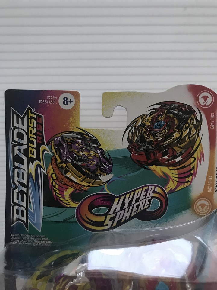 Beyblade Burst Rise Hypersphere Dual Pack Lord Spryzen S5 & Roktavor R5 ...