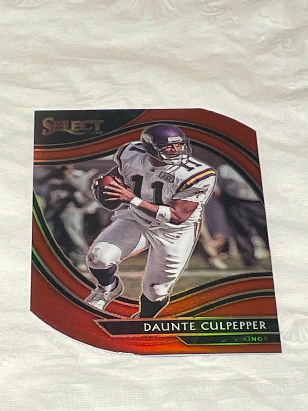 2020 Panini Select Daunte Culpepper Red Prizm Die Cut Field Level #342 ...