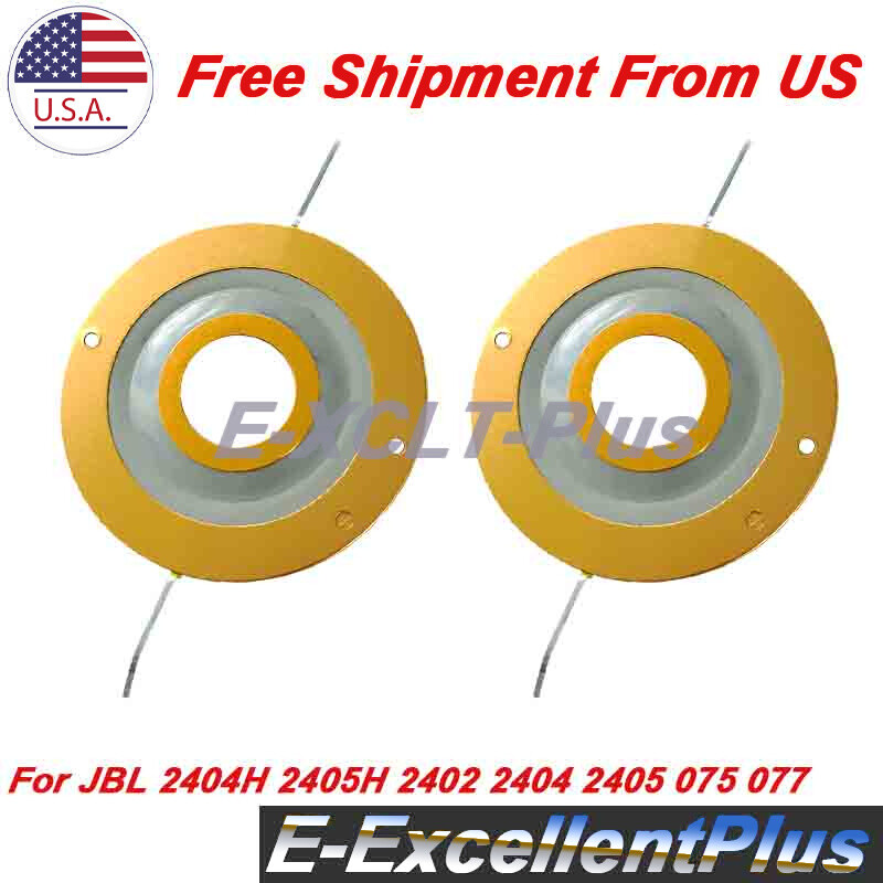 2X 1.75" Diaphragm For JBL 2404H 2405H 2402 2404 2405 075 077 Horn ...