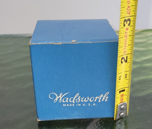 Vintage Wadsworth Compact GOLD Colored BALL with Original Box. Intact ...