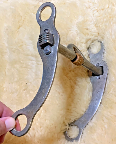 Sliester Curb Horse Bit, Vintage Western Cowboy Collectible for Bridle ...