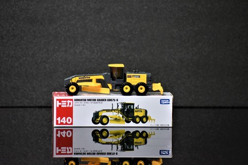 Long Tomica No 140 Komatsu Motor Grader GD675-6 Diecast Construction ...