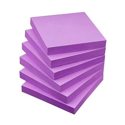 Sticky Notes 3x3 Self-Stick Notes Pads with 6 Bright Colors, Easy to ...