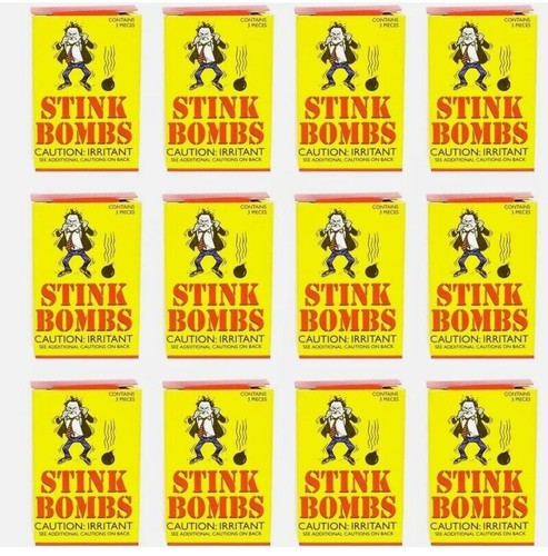 36 Stink Bombs -Way Better Than Fart Spray, Gross Stinky Disgusting ...