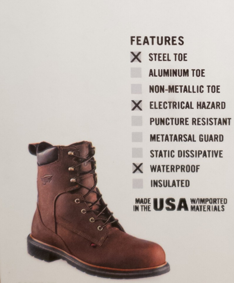 Red Wing 4200 Dynaforce Waterproof Boots (Steel Toe) | eBay