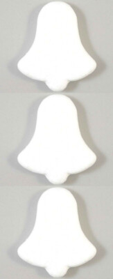 Lot of 3 Pieces - Holiday Smooth Styrofoam Ornament Forms - Flat Bell ...