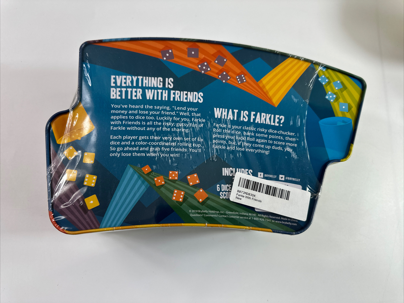 Farkle With Friends The Classic Dice Game 6-player Party Tin Set ...