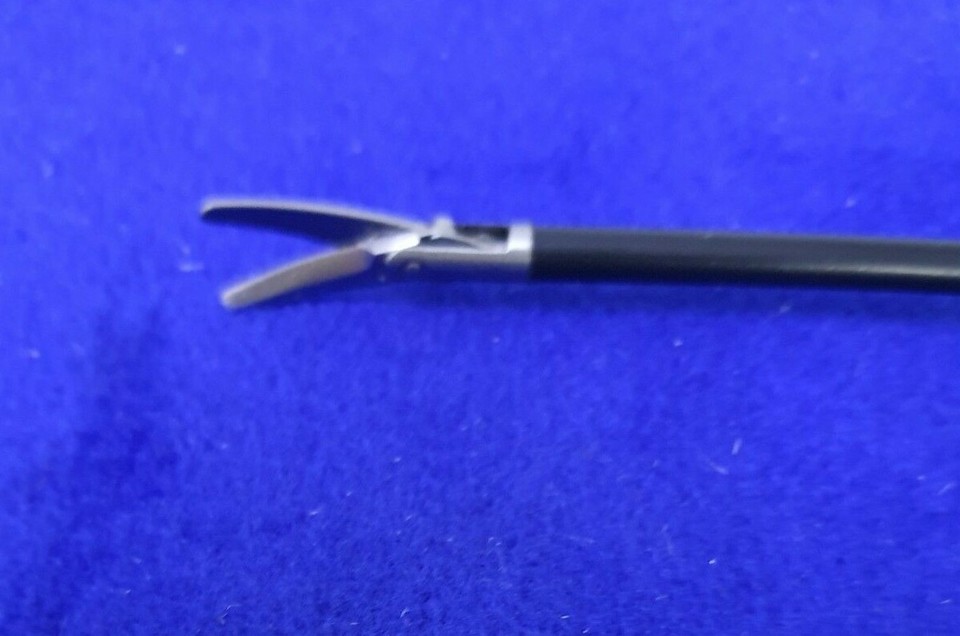 Curved Scissor Forceps 5mmx450mm Laparoscopic Endoscopy Surgical ...