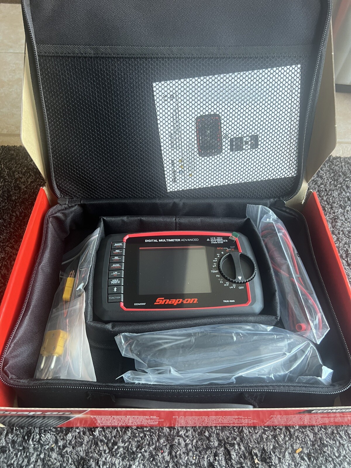 Snap On Eedm596fk Advanced Digital Multimeter Kit New In Box | eBay