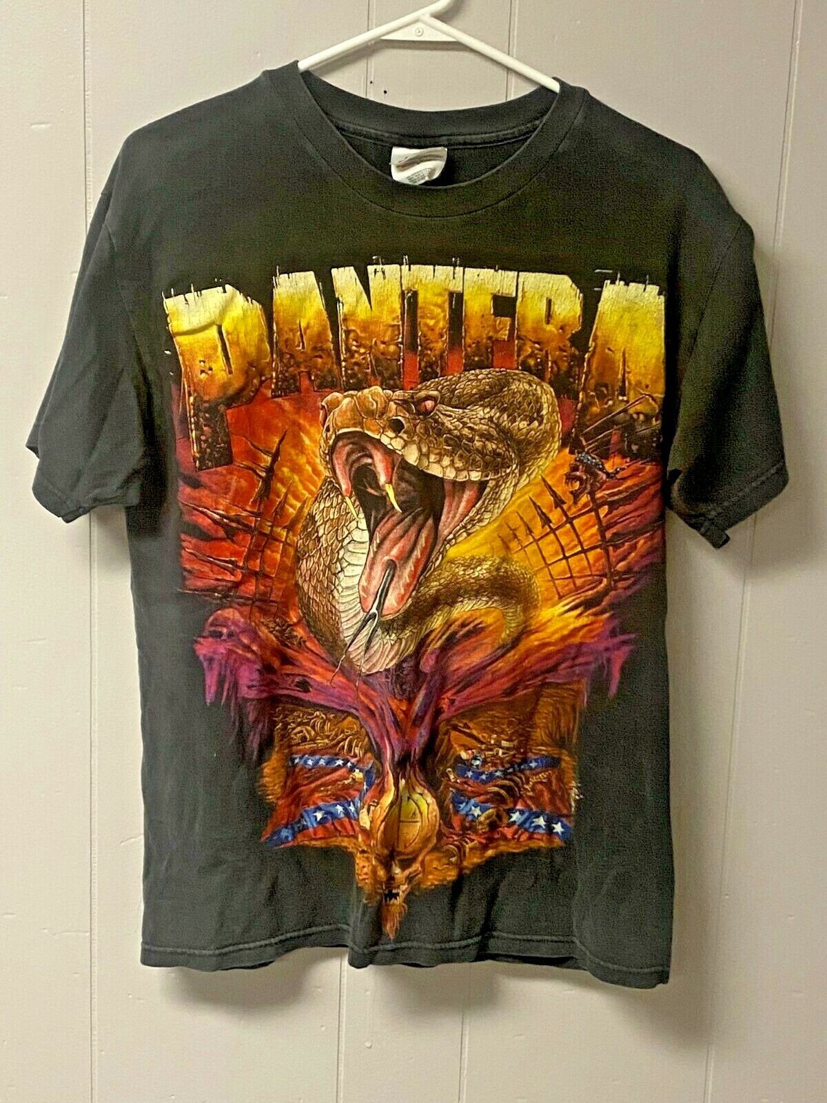 Original Vintage Pantera 1998 European Tour Shirt Siz… - Gem