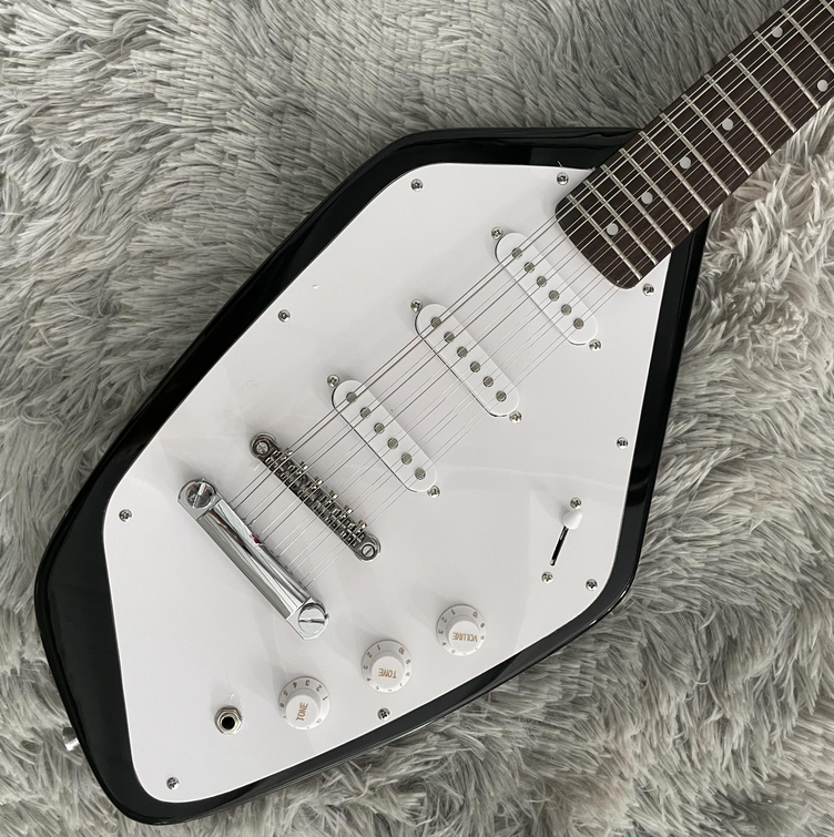Phantom Pentagon 12-string Electric Guitar White SSS Pickups Fast ...
