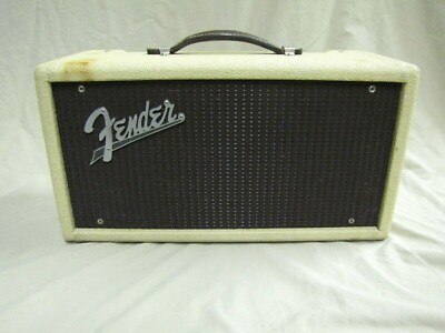 Vintage 1961 Fender Reverb Unit w/h Cover & Footswitch Rare !! | eBay