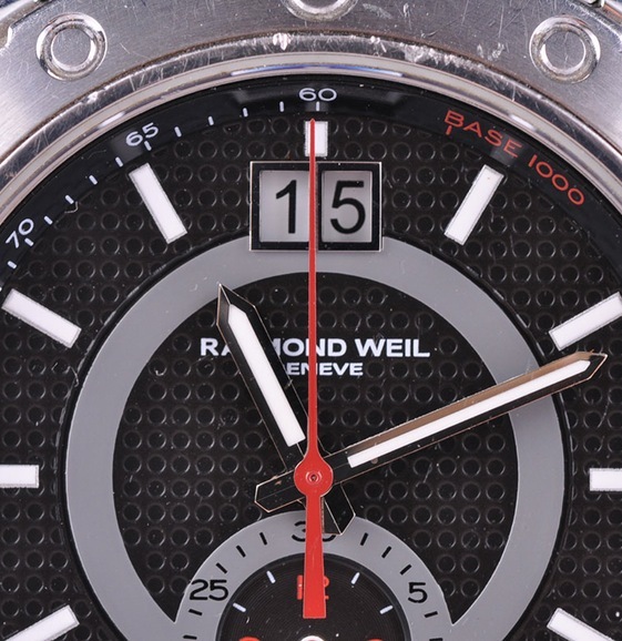MENS RAYMOND WEIL SPORT 8600 SWISS QUARTZ STAINLESS STEEL WR WRIST ...