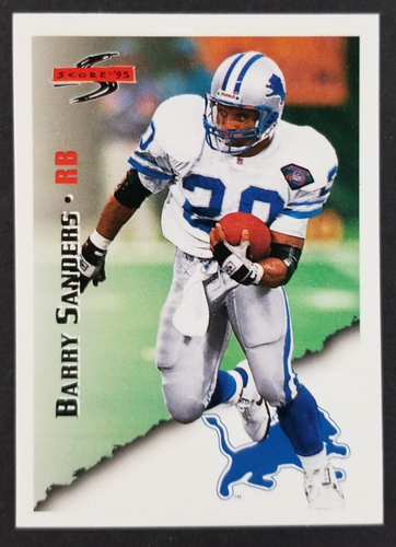 Barry Sanders 1995 Score Football Card #2 (NM) | eBay