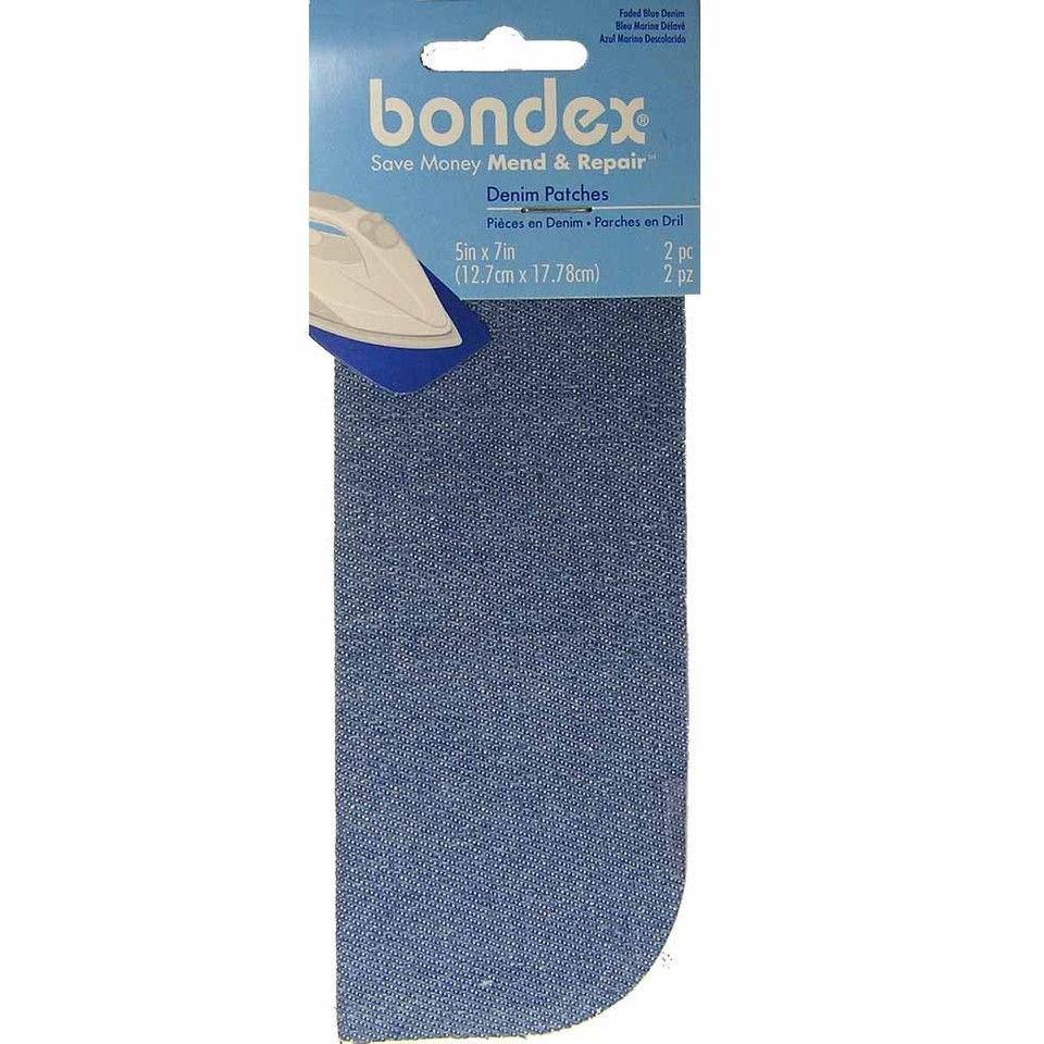 Iron-On Denim Mend and Repair Patches Bondex etc. | eBay