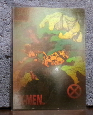 CARD STRAIGHT FROM PACK TO PENNY SLEEVE MARVEL X-MEN TEAM HOLOGRAM | eBay