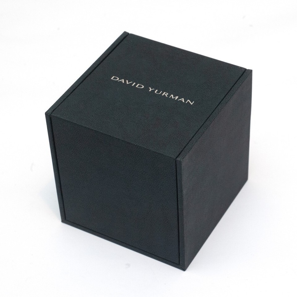 DAVID YURMAN New 8mm Petite Gold & Enamel R Initial Pendant Charm ...