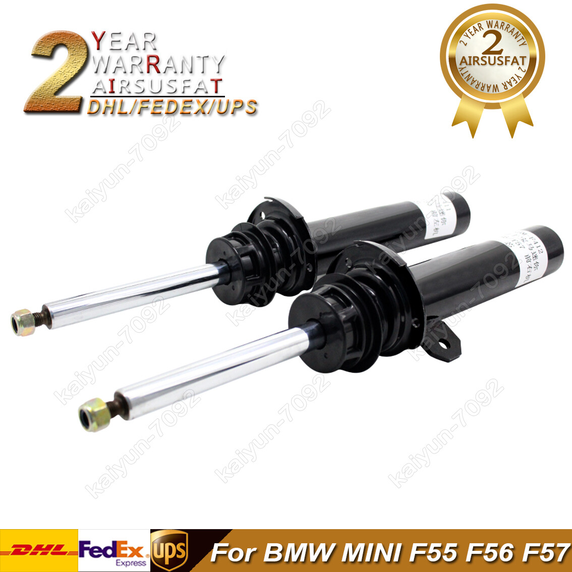 Pair Front R+L Shock Absorber Strut For BMW MINI F55 F56 F57 ...