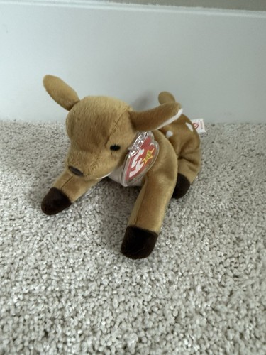 TY Beanie Baby - WHISPER the Deer (6.5 inch) - Stuffed Animal Toy ...