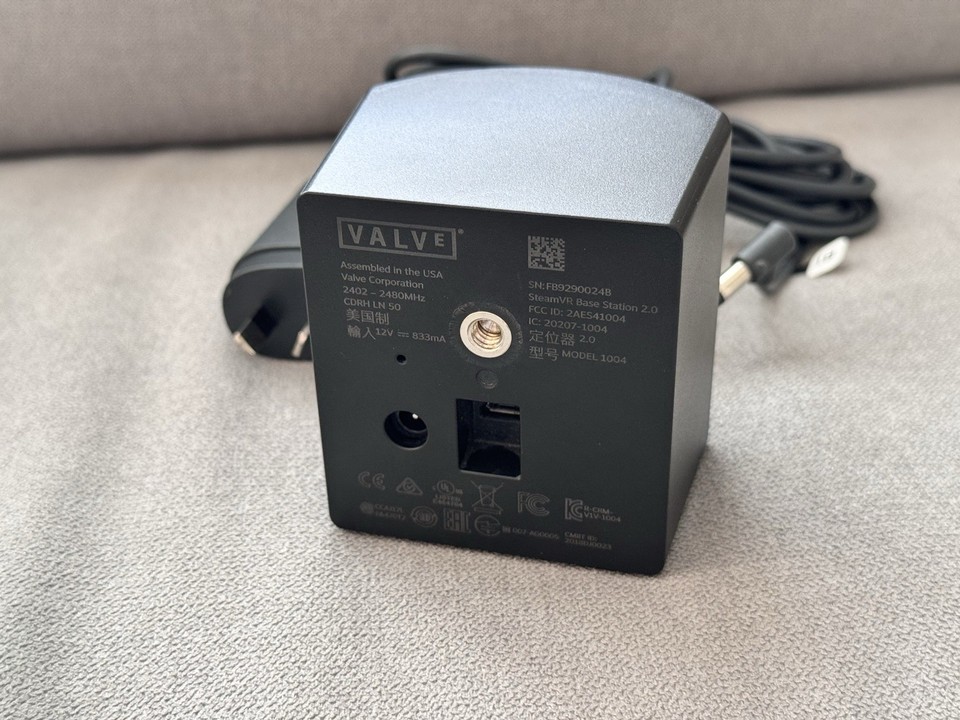 SteamVR Base Station 2.0 Lighthouse for HTC VIVE PRO, VALVE INDEX VR ...