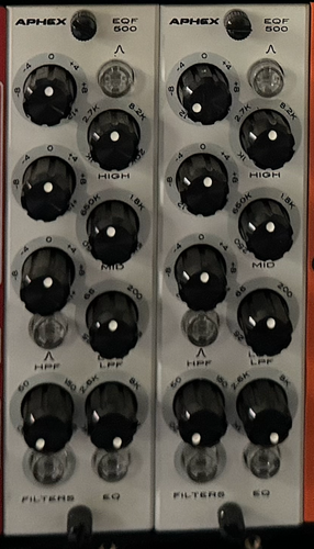 Aphex EQF 500 series equalizer pair in excellent ln condition | eBay
