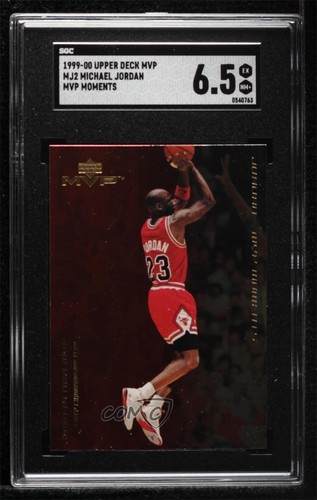 1999-00 Upper Deck MVP Jordan's MVP Moments Michael Jordan #MJ2 SGC 82 ...