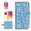 Abstract Pattern Phone Wallet Case Cover For Optus X Pro 2 / ZTE P652 ...