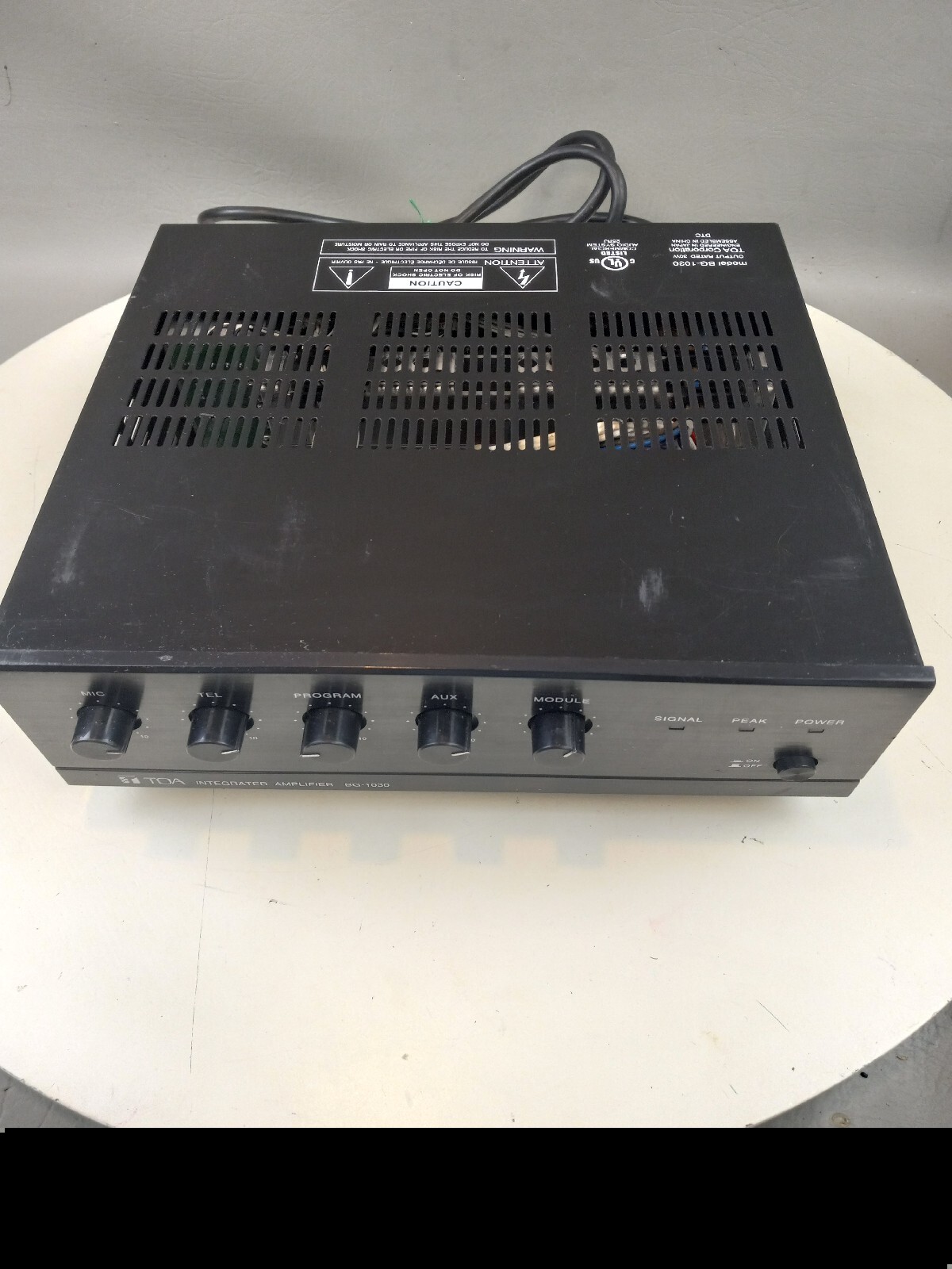 TOA+Bg-1030+30w+Audio+Integrated+Mixer+Power+Amplifier for sale online ...