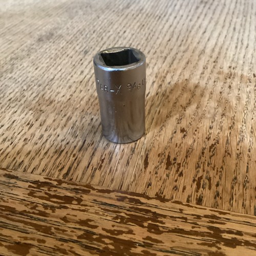 Vintage PAR-X (Snap-On) UH-181, 9/16in. 1/2” Drive 6pt Socket, USA Made ...